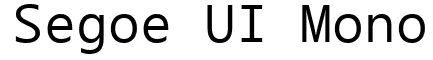 Segoe UI Mono: Free Font Download | MaisFontes