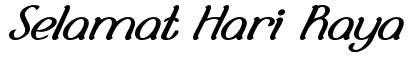 Selamat Hari Raya: Free Font Download | MaisFontes