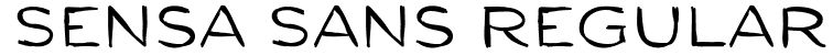 Sensa Sans Regular: Free Font Download | MaisFontes