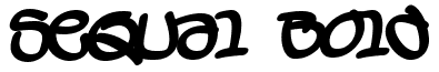 Sequal Bold: Free Font Download | MaisFontes