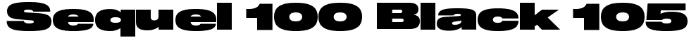Sequel 100 Black 96 Font: Free Download | MaisFontes