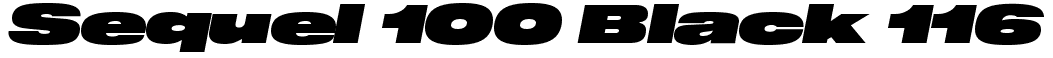 Sequel 100 Black 96 Font: Free Download | MaisFontes