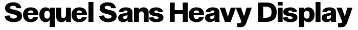Sequel Sans Heavy Display Font: Free Download | MaisFontes