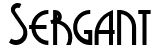 Sergant: Free Font Download | MaisFontes