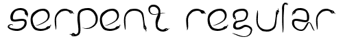 Serpent Regular Font: Free Download | MaisFontes