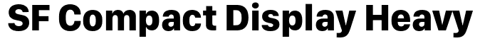 SF Compact Display Font Family: Download Free | MaisFontes