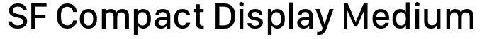 SF Compact Display Font Family: Download Free | MaisFontes