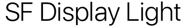 SF Display Font Family: Free Download | MaisFontes