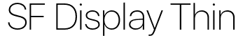 SF Display Font Family: Free Download | MaisFontes
