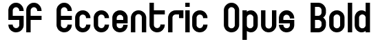 SF Eccentric Opus Bold: Free Font Download | MaisFontes