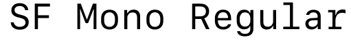 SF Mono Regular: Free Font Download | MaisFontes