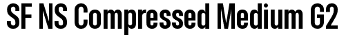 SF NS Compressed Medium G2: Free Font Download | MaisFontes