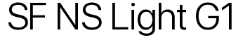 SF NS Light G1: Free Font Download | MaisFontes