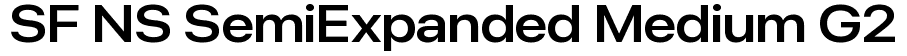 SF NS SemiExpanded Medium G2 Font: Free Download | MaisFontes