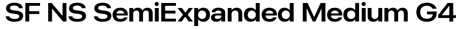 SF NS SemiExpanded Medium G4: Free Font Download | MaisFontes