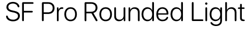 SF Pro Rounded Font Family: Free Download | MaisFontes