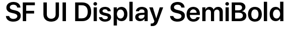 SF UI Display Font Family: Download Free | MaisFontes