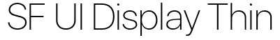 SF UI Display Font Family: Free Download | MaisFontes
