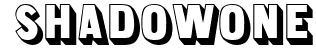 Shadowone: Free Font Download | MaisFontes