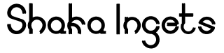 Shaka Ingets Font: Free Download | MaisFontes