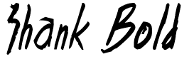 Shank Bold: Free Font Download | MaisFontes