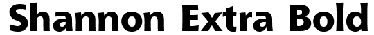 Shannon Extra Bold Font: Free Download | MaisFontes