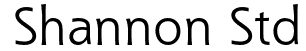 Shannon Std: Free Font Download | MaisFontes