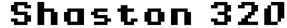 Shaston 320: Free Font Download | MaisFontes