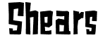 Shears: Free Font Download | MaisFontes