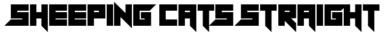 Sheeping Cats Straight: Baixar Fonte Grátis | MaisFontes