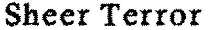 Sheer Terror: Free Font Download | MaisFontes