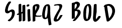 Shiraz Bold Font: Free Download | MaisFontes