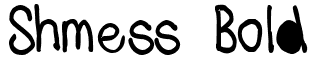 Shmess Bold: Baixar Fonte Grátis | MaisFontes