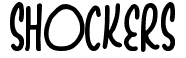 Shockers Font: Free Download | MaisFontes