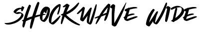 Shockwave Wide: Free Font Download | MaisFontes