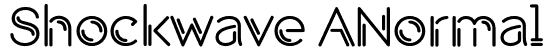 Shockwave ANormal: Download Free Font | MaisFontes