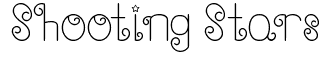 Shooting Stars Font: Free Download | MaisFontes