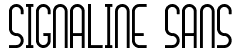 Signaline Sans: Free Font Download | MaisFontes
