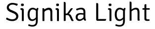 Signika: Free Font Download | MaisFontes