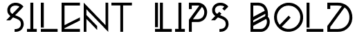 Silent Lips Bold: Free Font Download | MaisFontes