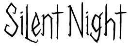 Silent Night Font: Free Download | MaisFontes