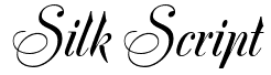 Silk Script: Free Font Download | MaisFontes