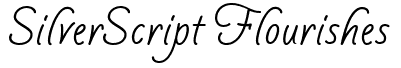 SilverScript Flourishes: Free Font Download | MaisFontes