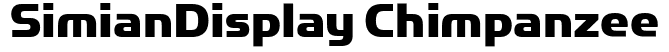 SimianDisplay Chimpanzee: Free Font Download | MaisFontes