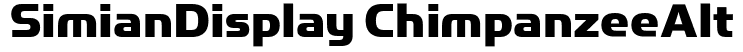 SimianDisplay ChimpanzeeAlt: Free Font Download | MaisFontes