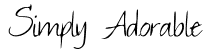 Simply Adorable: Free Font Download | MaisFontes