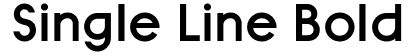 Single Line Bold: Free Font Download | MaisFontes