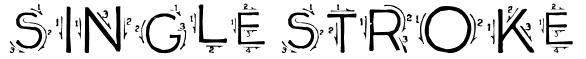 Single Stroke: Free Font Download | MaisFontes