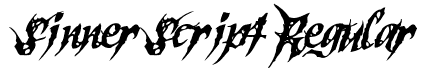 Sinner Script Regular: Free Font Download | MaisFontes
