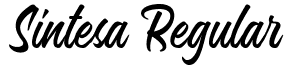 Sintesa Regular: Free Font Download | MaisFontes